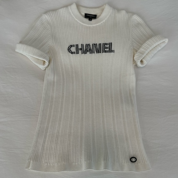 CHANEL | Tops | Chanel Knit Top | Poshmark